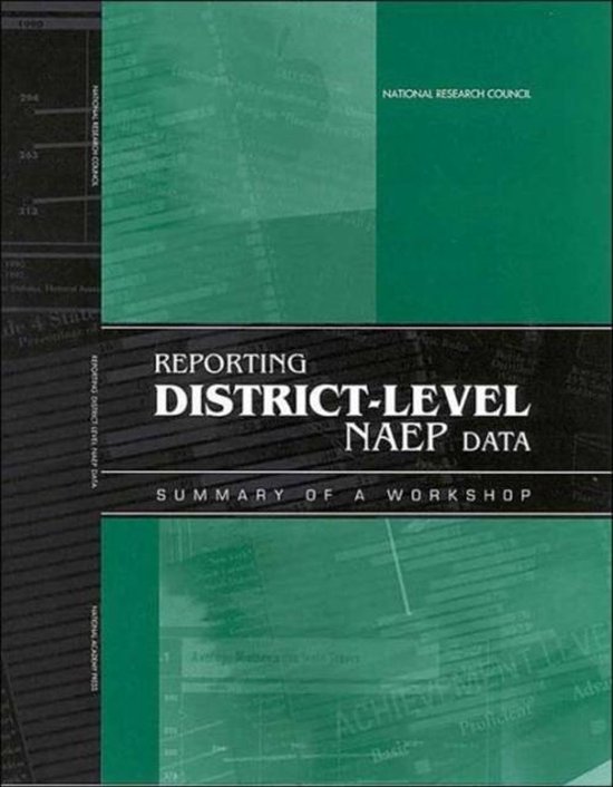 Reporting District-Level NAEP Data | 9780309068932 | Onbekend | Boeken ...