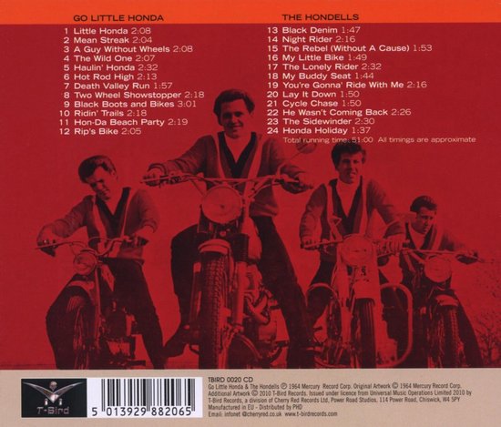 Go Little Honda / The Hondells, The Hondells | Muziek | bol