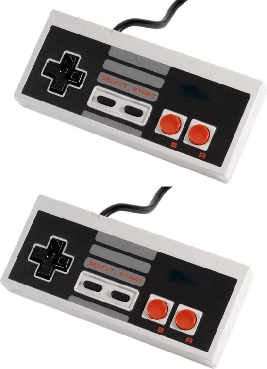 2 Controllers voor de Nintendo Mini Classic NES - Wit | bol.com