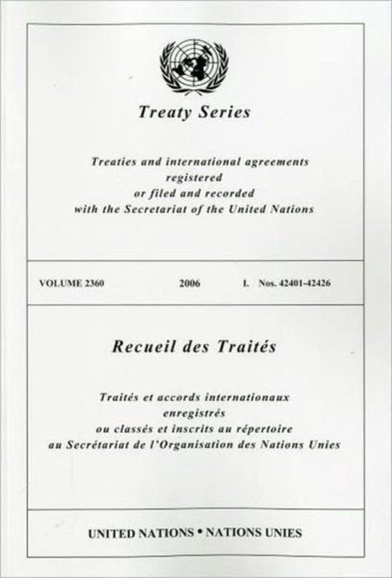Treaty Series | 9789219003835 | United Nations | Boeken | bol.com