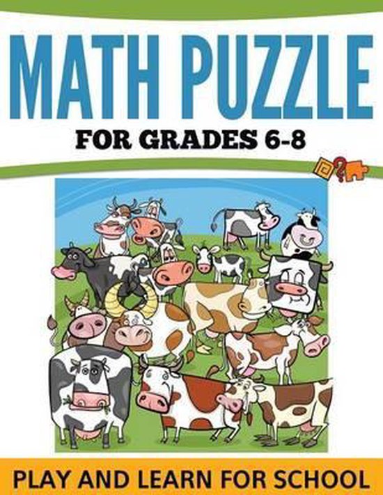 Math Puzzles For Grades 6-8, Speedy Publishing Llc | 9781681457673 ...