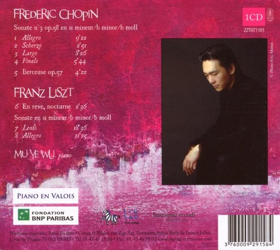 Muye Wu - Sonates En Si Mineur (CD), Mu-Ye Wu | Muziek | bol