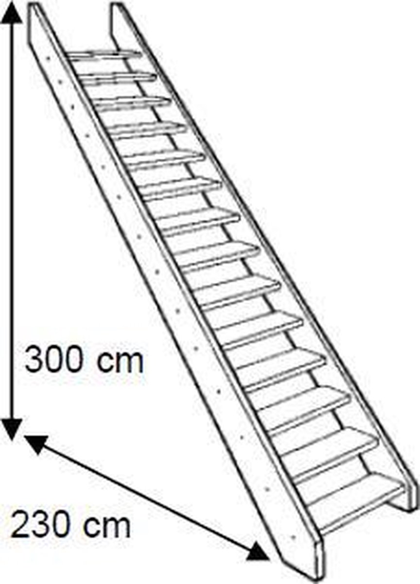 Molenaarstrap 70cm breed - Dennenhout | bol.com
