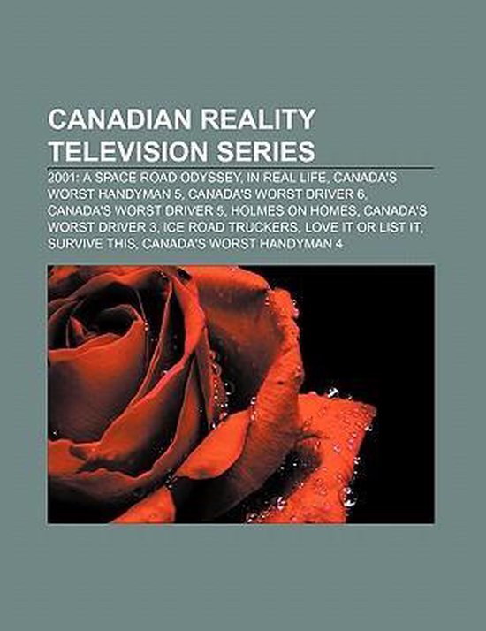 Canadian reality television series | 9781157399629 | Source Wikipedia ...