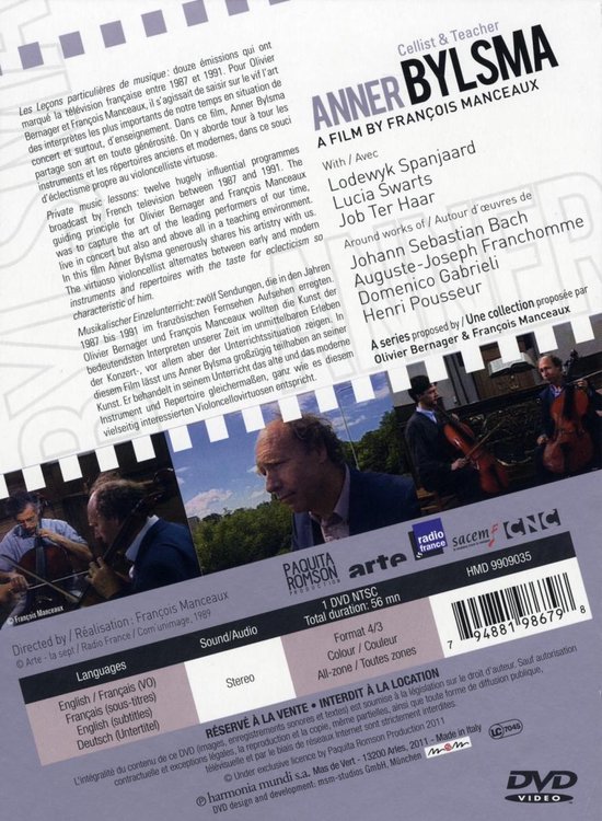 Anner Bijlsma - Cellist & Teacher, Anner Bijlsma | Muziek | bol