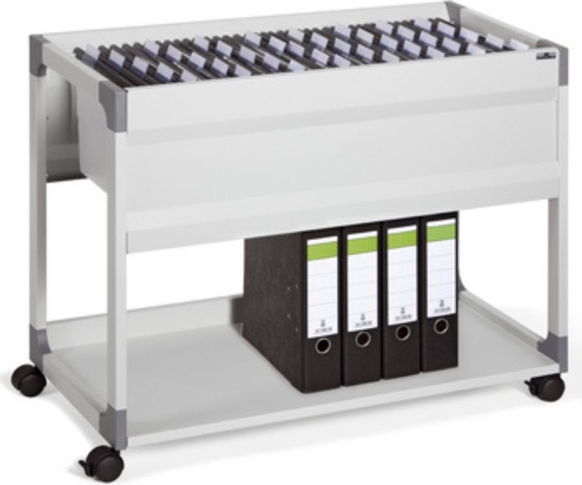 Durable Hangmappenwagen System 100 Multi met legplank | bol.com