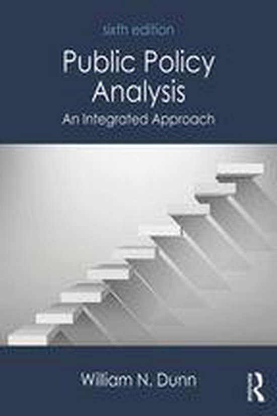 Public Policy Analysis (ebook), William N. Dunn | 9781351721684 ...