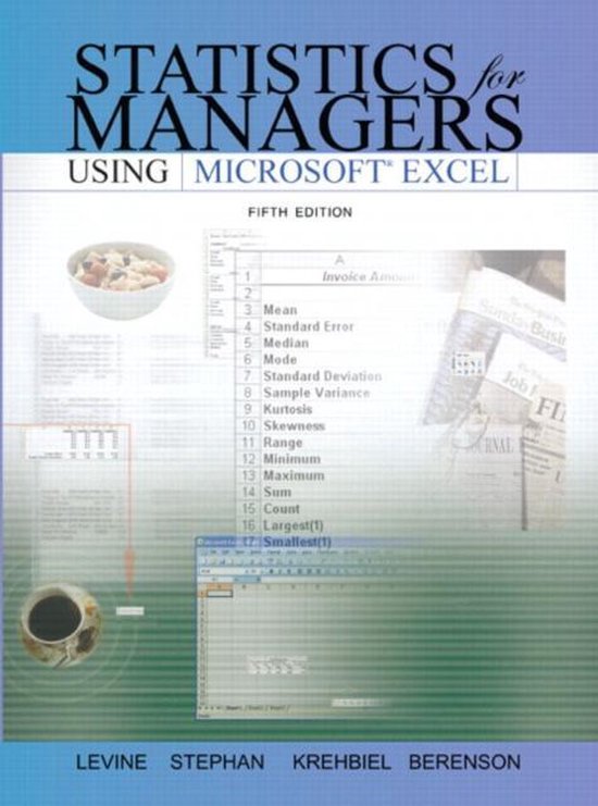 Statistics for Managers Using Microsoft Excel, David Levine ...