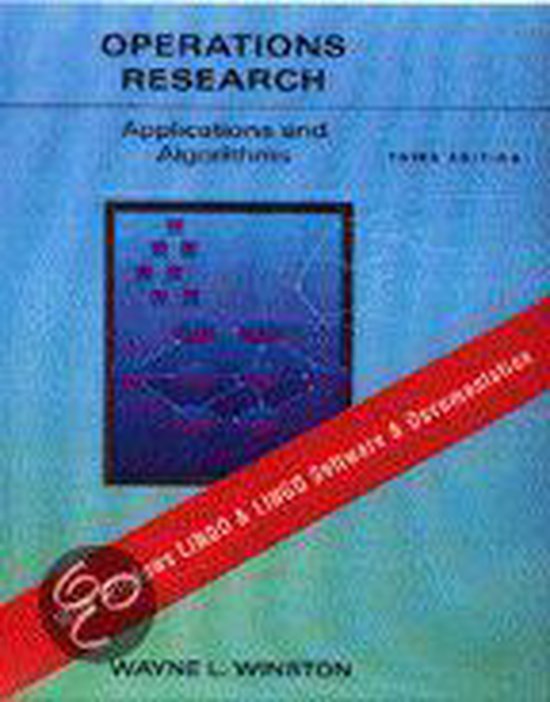 Operations Research W Windows Ug Softwar | 9780534520205 | Wayne L ...