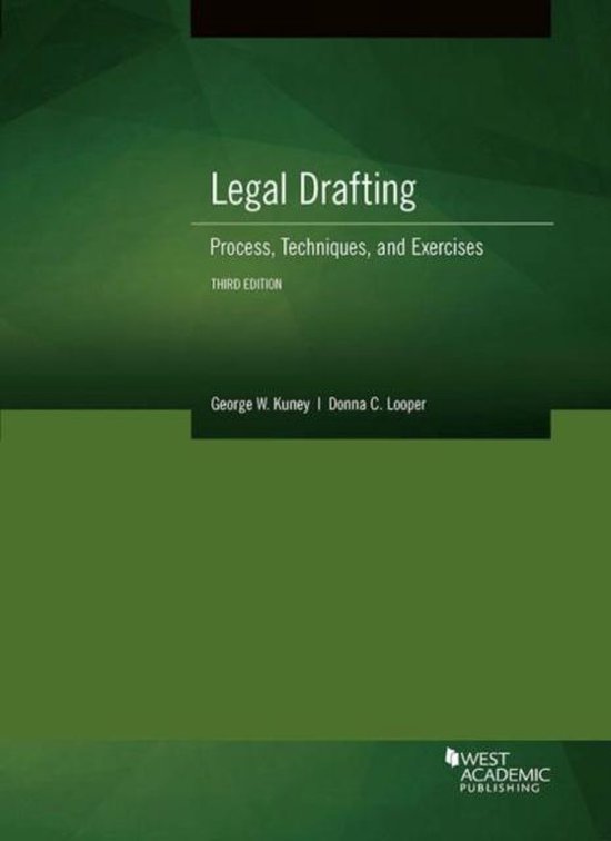Coursebook- Legal Drafting, Process, Techniques, and Exercises ...