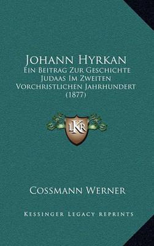 Johann Hyrkan, Cossmann Werner | 9781169025554 | Boeken | bol.com