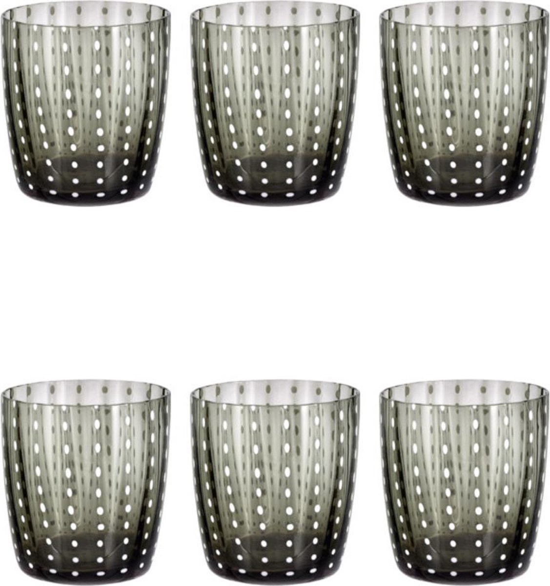 Livellara CARNIVAL Set de 6 verres. Design élégant. Verre de haute ...