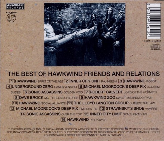 The Best Of Hawkwind Friends And Relations, Hawkwind | CD (album ...