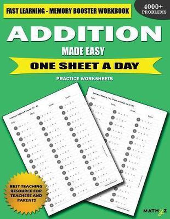 Addition Made Easy, Mathyz Learning | 9780999740835 | Boeken | bol.com