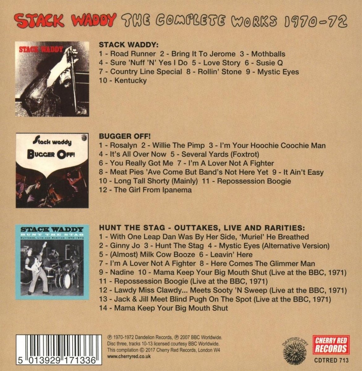 So Who The Hell Is Stack Waddy?: The Complete Works 1970-72, Stack Waddy | Muziek | bol.com