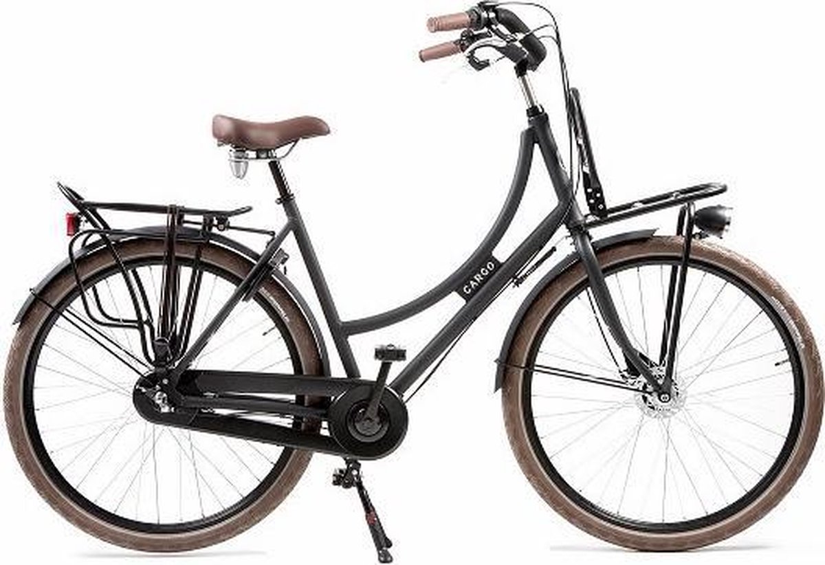 Avalon Cargo - Fiets - Vrouwen - Zwart - 56 cm | bol