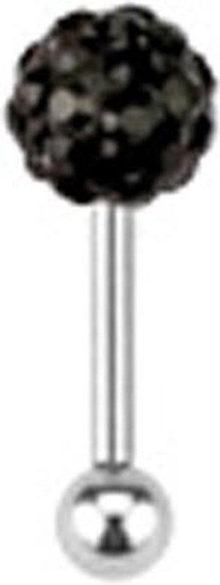 Helix piercing swarovski zwart LMPiercings | bol.com