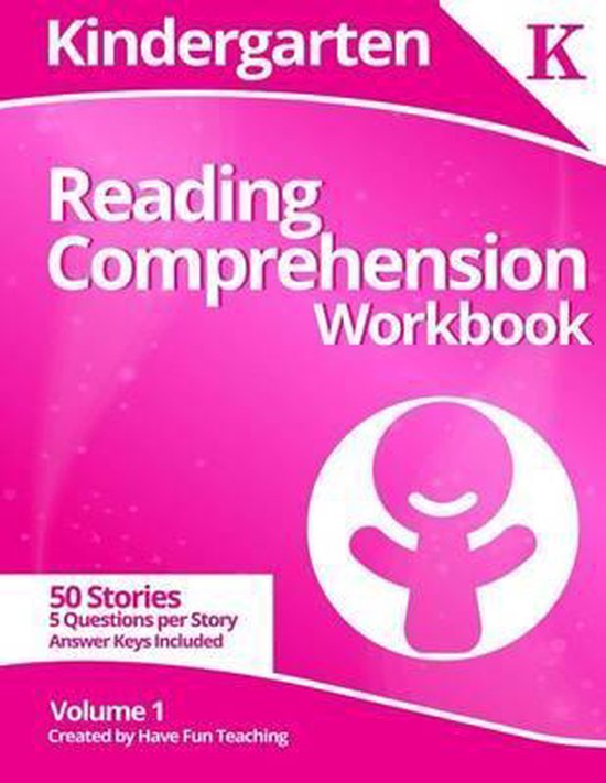 Kindergarten Reading Comprehension Workbook- Kindergarten Reading ...