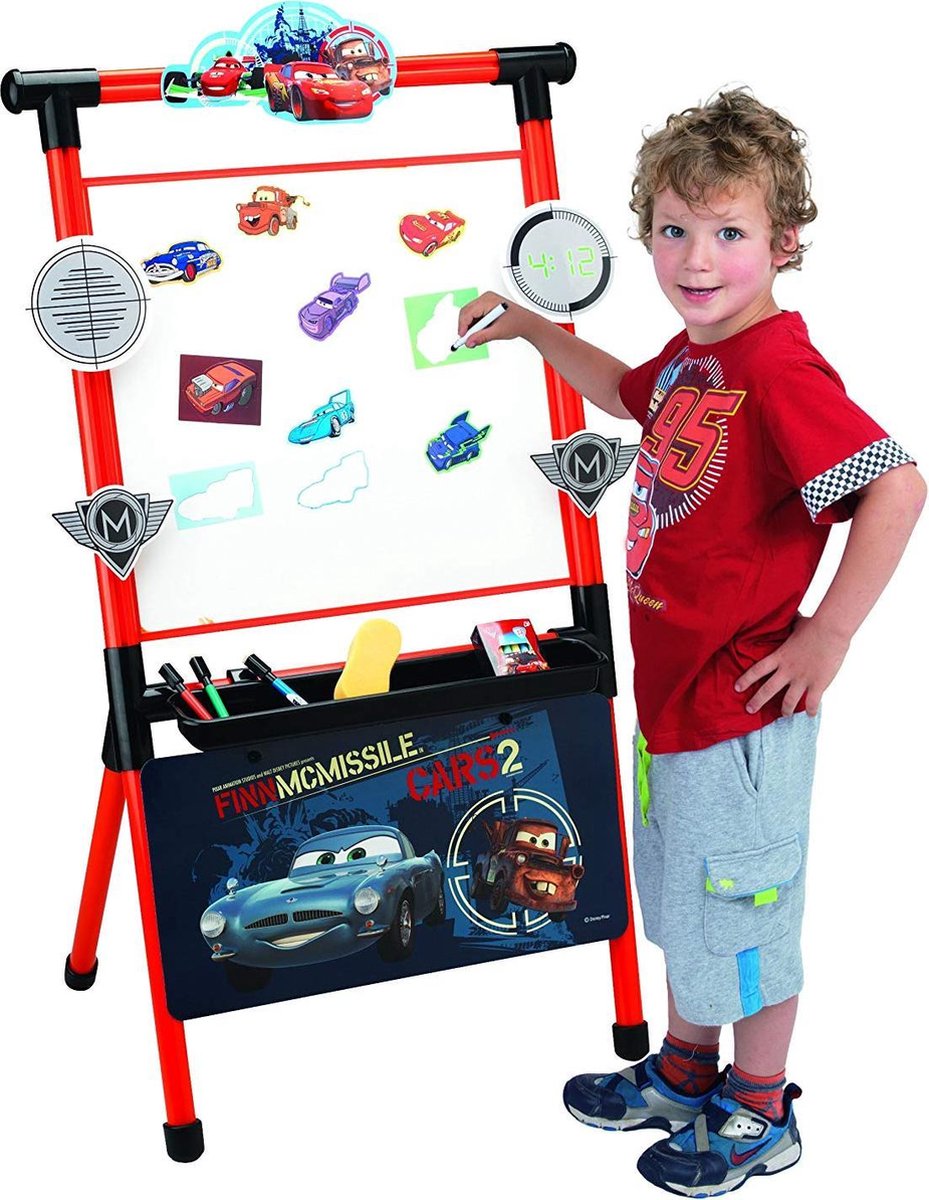 Trends2Com Disney Pixar's Cars 2 in 1 Ezel met magnetisch bord | bol.com