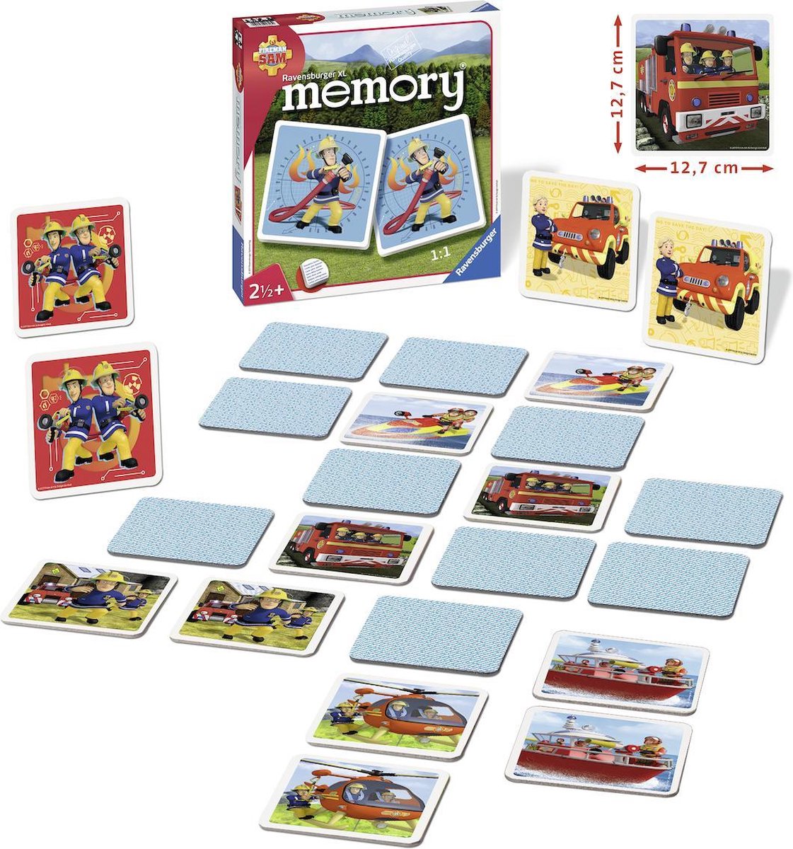 Ravensburger Fireman Sam XL memory® | Games | bol.com