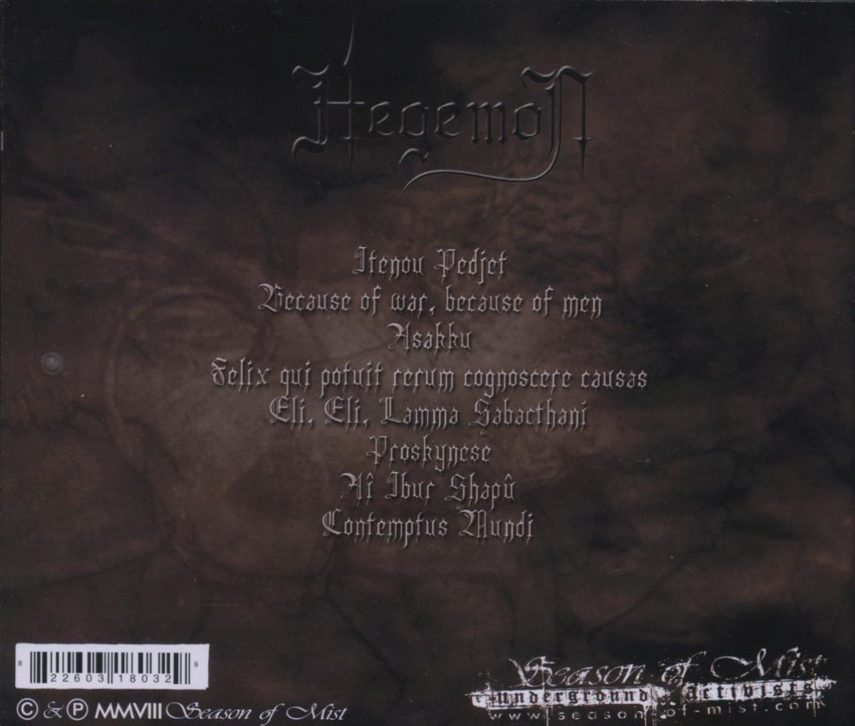 Contemptus Mundi, Hegemon | CD (album) | Muziek | bol.com