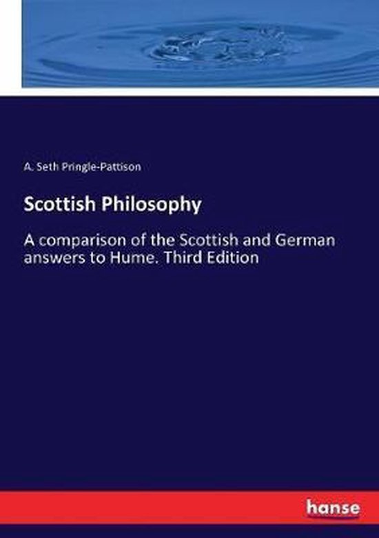 Scottish Philosophy, Andrew Seth | 9783337080563 | Boeken | bol