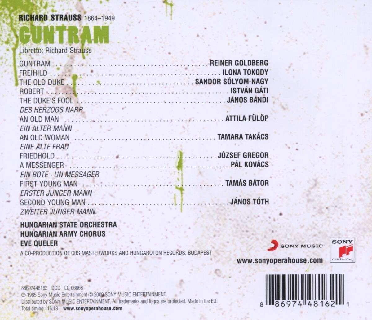 Strauss: Guntram, Eve Queler | CD (album) | Muziek | bol.com