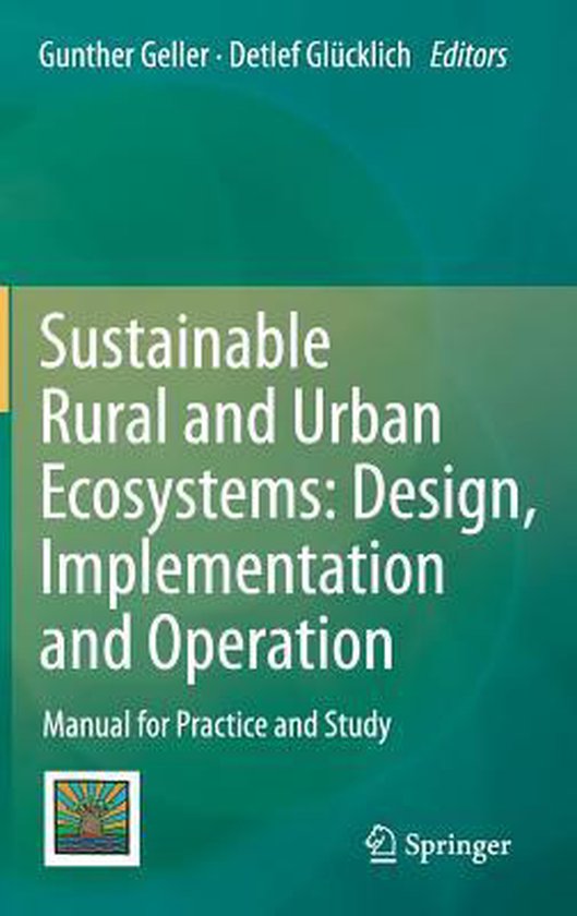 Sustainable Rural and Urban Ecosystems Design Implementation and ...