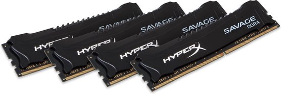 HyperX Savage Memory Black 16GB DDR4 2666MHz Kit geheugenmodule | bol.com