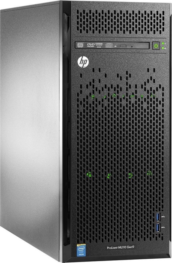 Hewlett Packard Enterprise ProLiant ML110 Gen9 E5-2620v3 8GB-R B140i 4LFF 350W PS Base... | bol.com