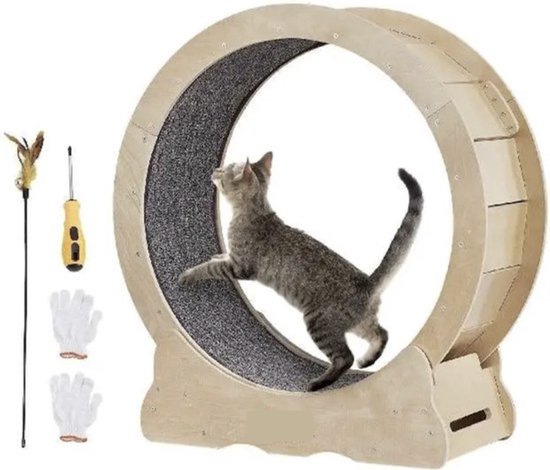 Katten Loopwiel - Looprad voor Kat - Wiel voor Katten - Kattenwiel ...