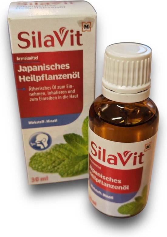 SilaVit Japanse Pepermunt - Etherische olie voor hoofdpijn en spierpijn ...