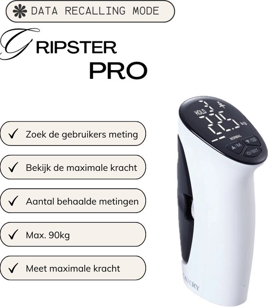 Gripster Pro - onderarm trainer - gripster - handknijper - grip ...