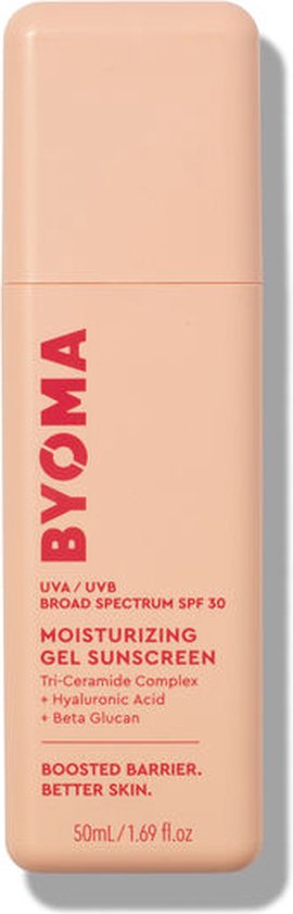 BYOMA MOISTURISING GEL SUNSCREEN 50ML | bol