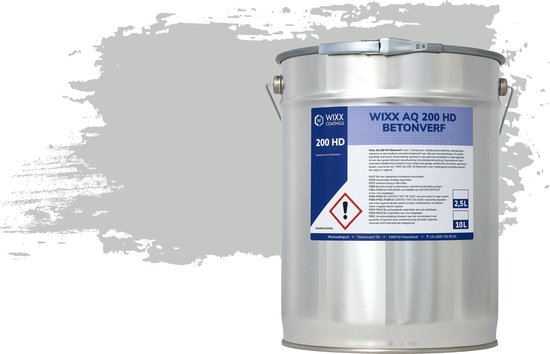 Wixx AQ 200 HD Betonverf - 20L - RAL 7035 | Lichtgrijs | bol