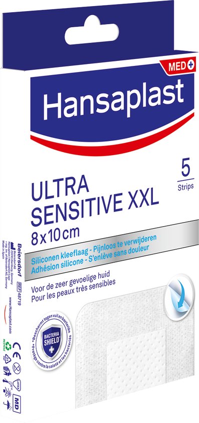 Hansaplast Ultra Sensitive XXL Pleisters - Wondpleisters ...