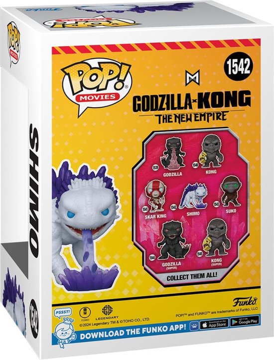 Funko Pop! Movies: Godzilla-Kong - Shimo with Ice-Ray #1542 | bol