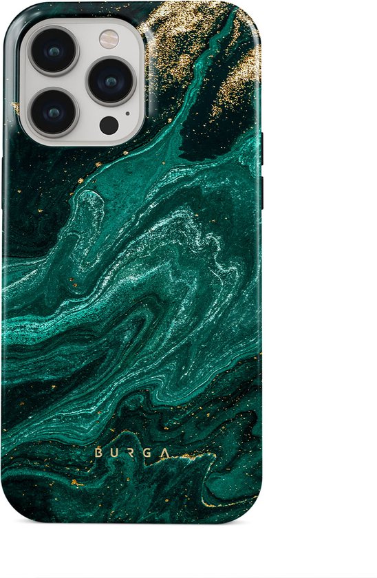 BURGA Telefoonhoesje voor iPhone 13 PRO - Schokbestendige Hardcase Hoesje - Emerald Pool | bol