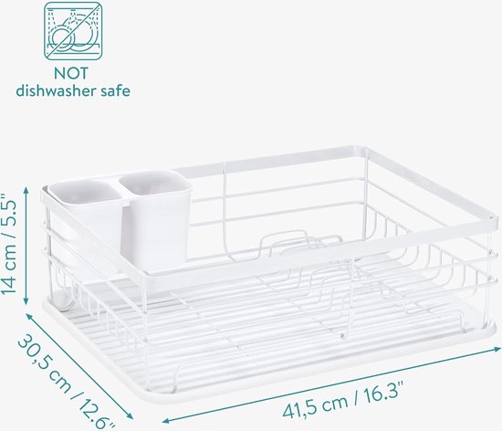 Afdruiprek voor de Keuken - Borden, Bestek, Potten en Pannen Droogrek ...