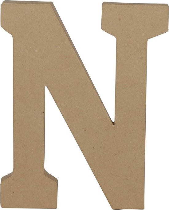 Decopatch Letter - 20 cm - Papier marche - Letter N | bol