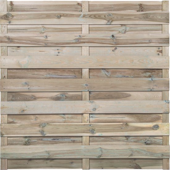 Tuinscherm Recht 16 mm Geschroefd Geïmpregneerd Grenen 180 x 180 cm | bol