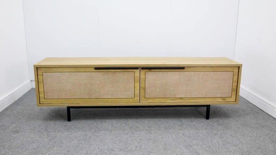 Vica Nordica TV Meubel - 160cm Eikenkleur - Scandinavisch Design ...