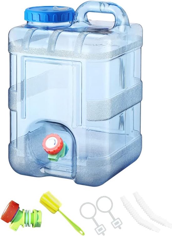 Waterreservoir van 7,5 tot 22 liter, met kraan, waterreservoir voor ...