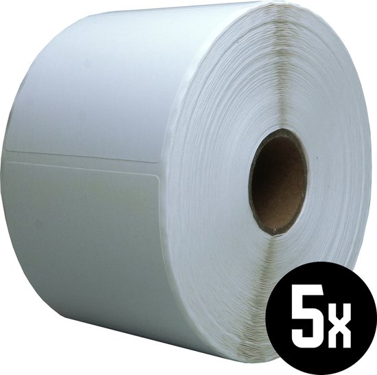 DULA Compatible Zebra Labels 57x51mm - 1000 etiketten per rol - kern ...