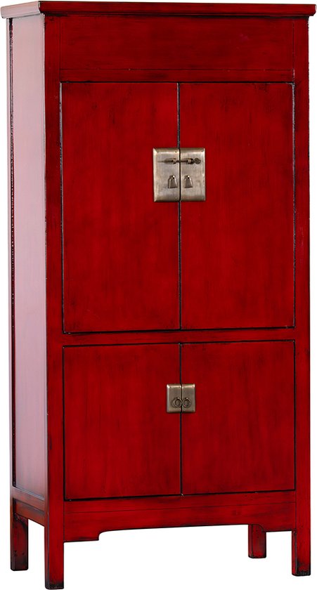 Colours of the Orient Chinese Bao Kast Rood – Spicy Red – Oosterse Kast ...