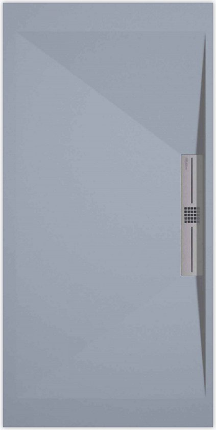 Sanifun douchebak Stone Side Gray Smooth 1000 x 800 S | bol