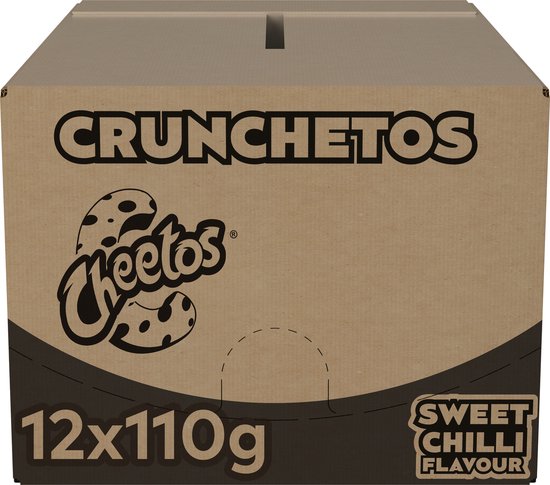 Cheetos Crunchetos Sweet Chili Chips - 12 x 110 gram | bol