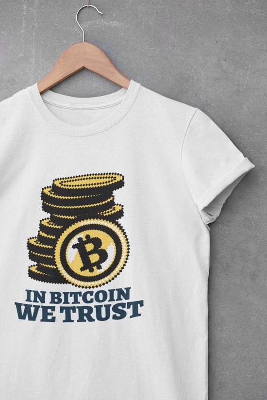 Shirt - In bitcoin we trust - Wurban Wear | Grappig shirt | Leuk cadeau ...
