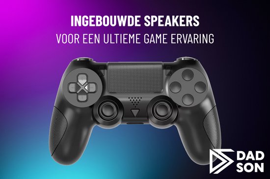 Dadson Draadloze Controller - Geschikt voor PS4 - V2 Zwart | bol