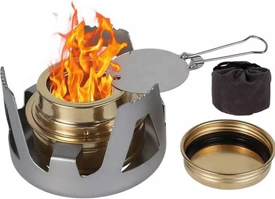 S&D - Alcohol / spiritus brander inc. opbergzakje - Kamperen ...